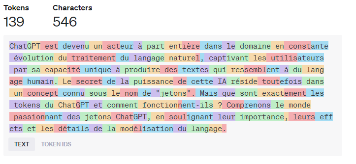 Que sont les Tokens ChatGPT ? - ChatGPT Français
